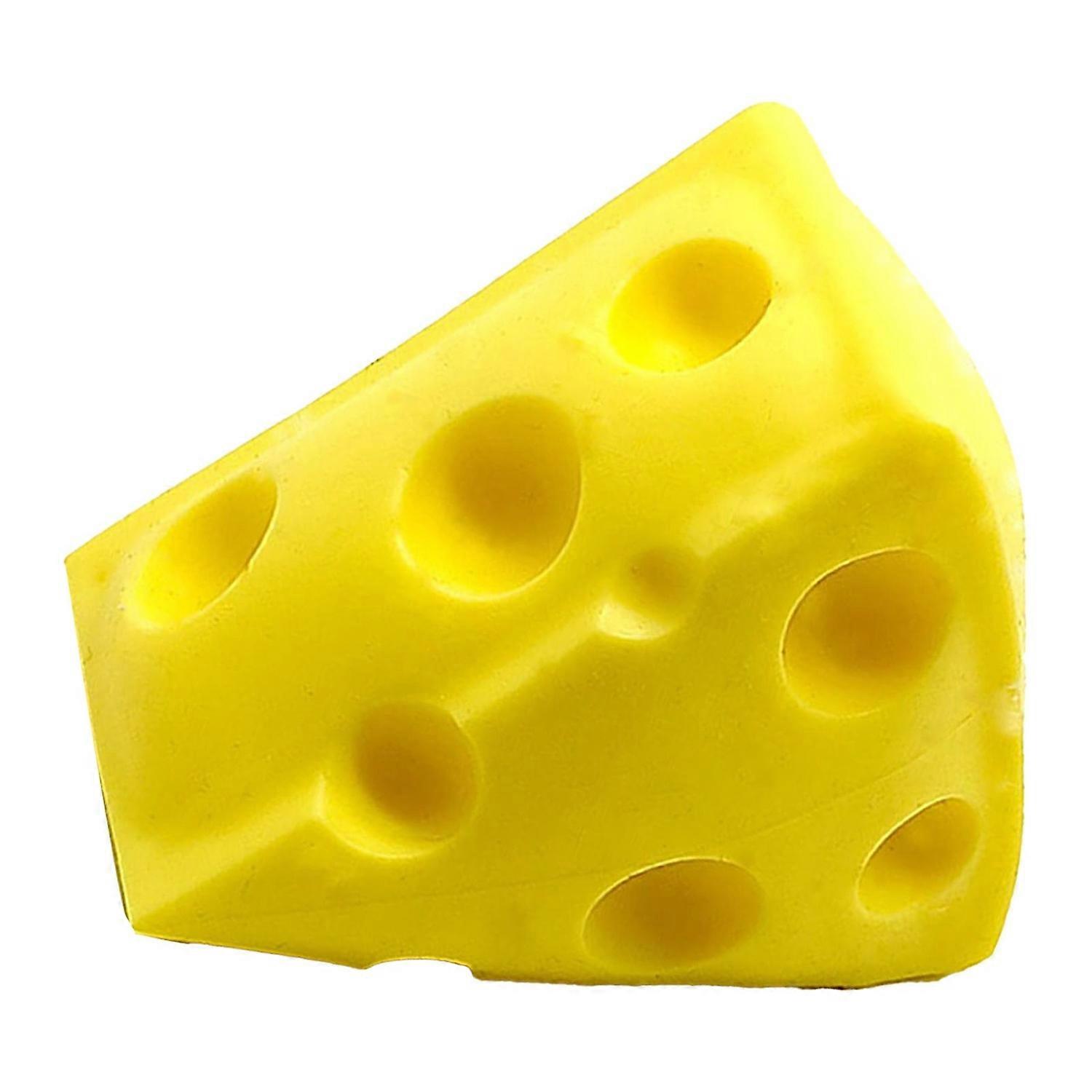 Cheese Squeeze Toy Stress Relief Decompression Realistic Food Shape ...