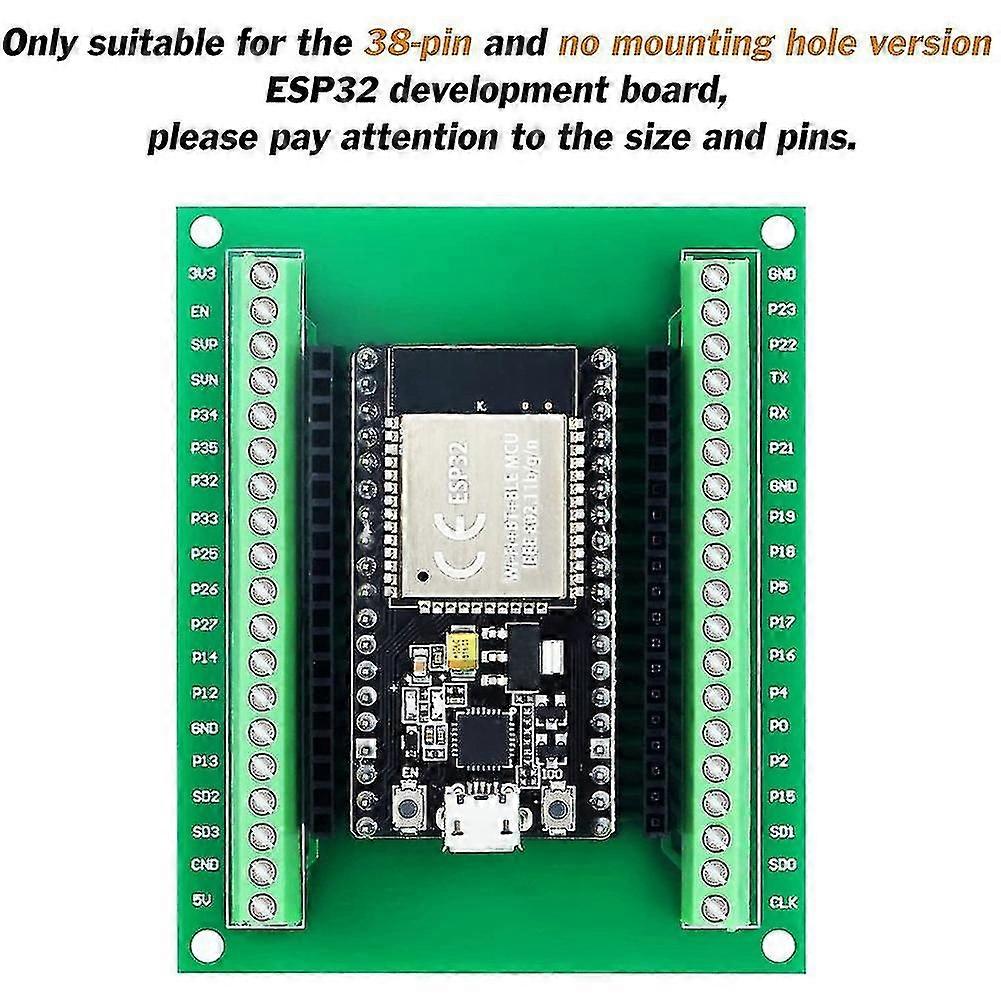Esp32 Breakout Board Esp32 Expansion Board Gpio 1 Into 2 Compatible 38 Pins Esp32s Esp32 Esp