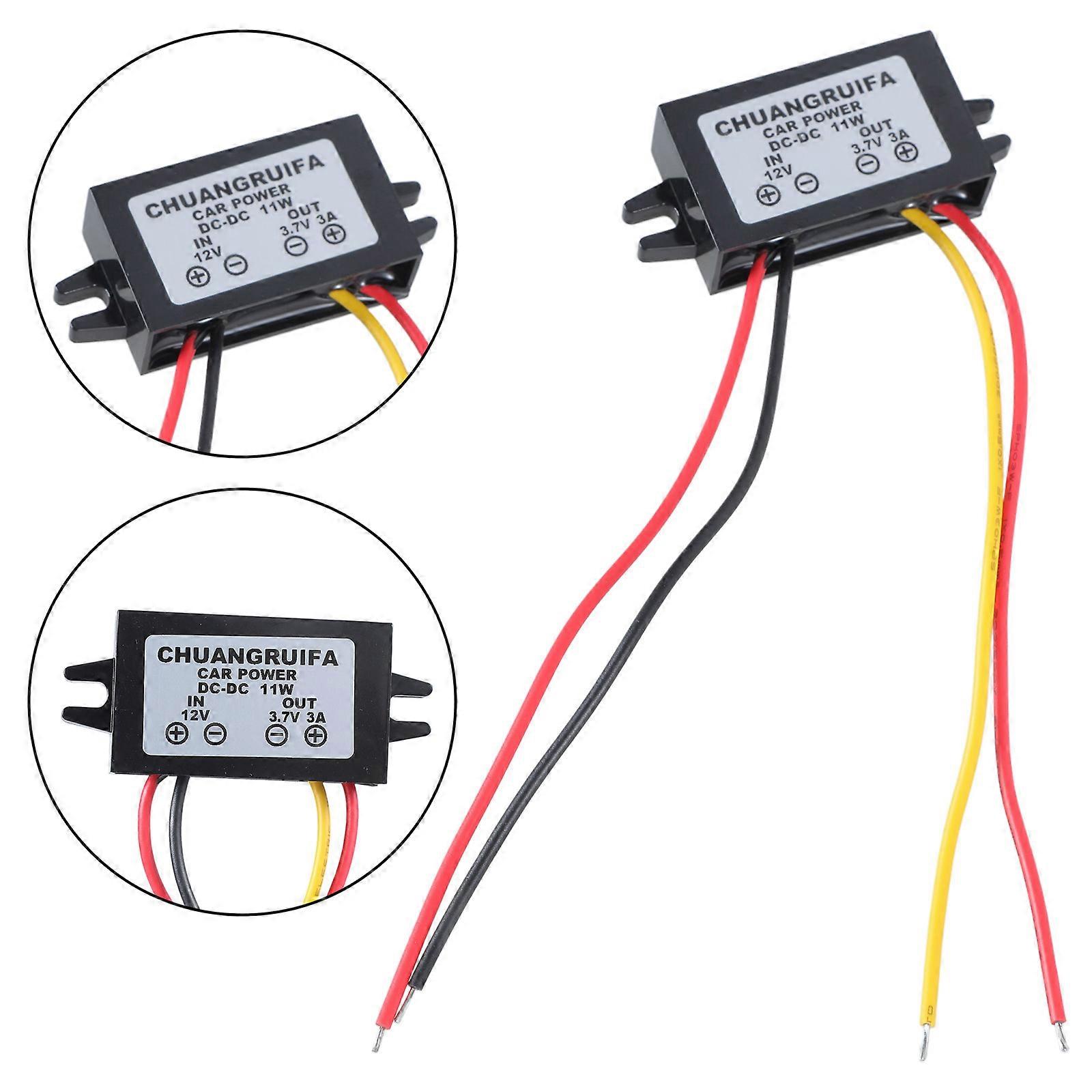 12V To 3.7V 3A 11W for DC/for DC Converter Step Down Car Power Supply ...