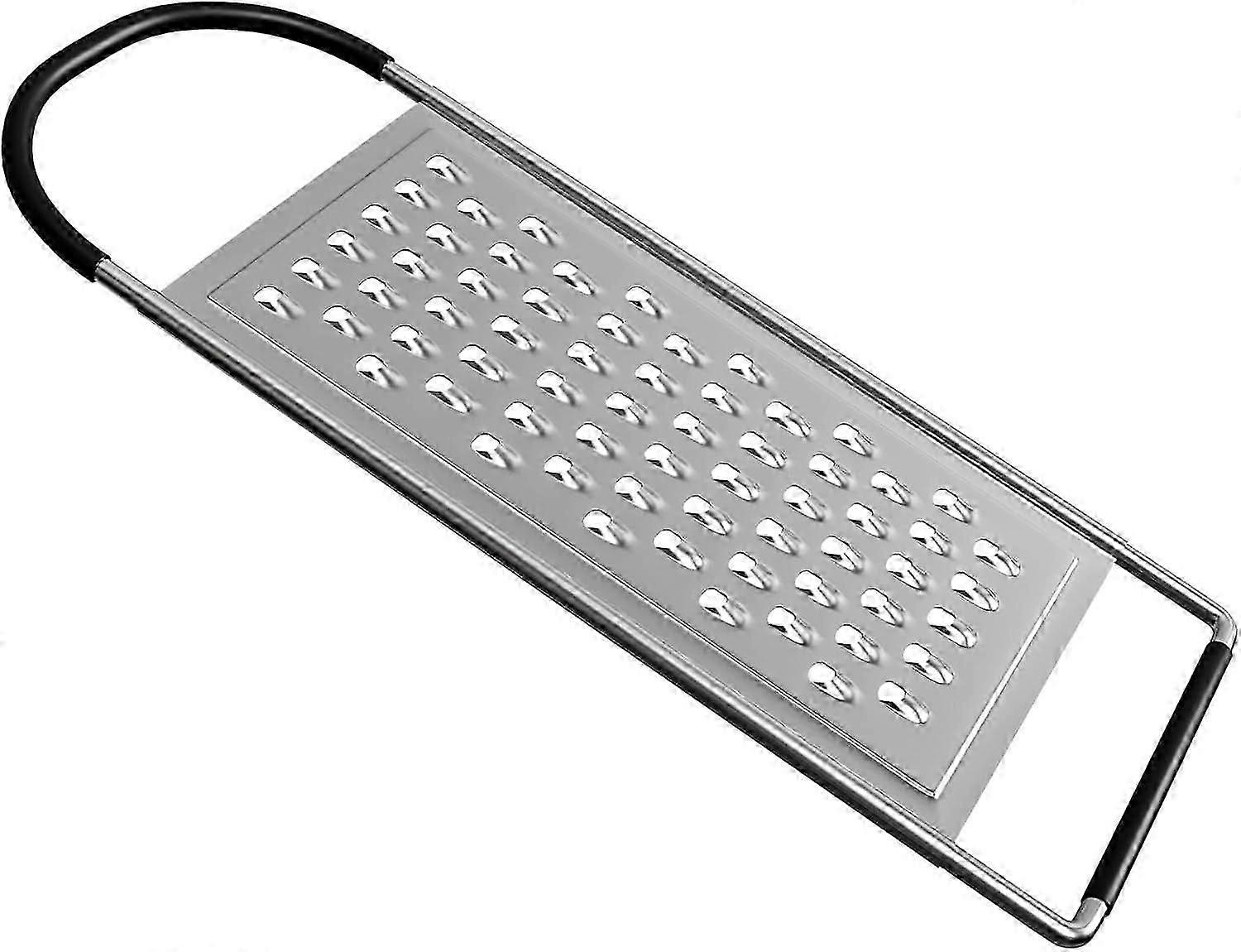 Extra Coarse Handheld Flat Grater Non-Slip Design, Stainless Steel for ...