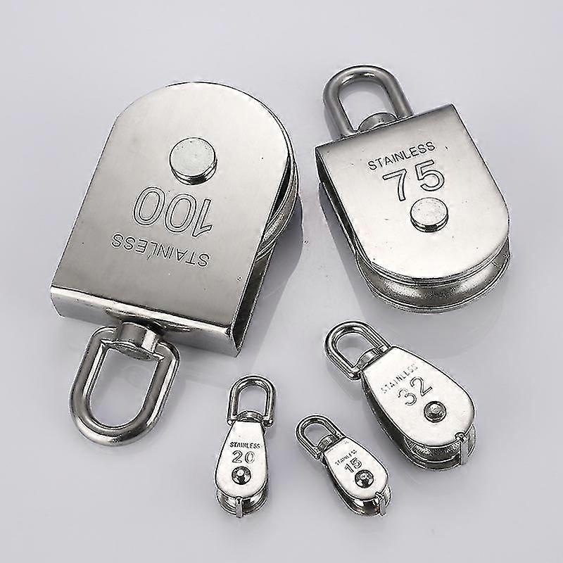 304 Stainless Steel Lifting Wheel Ring Single Wheel Double Wheel Fixed ...