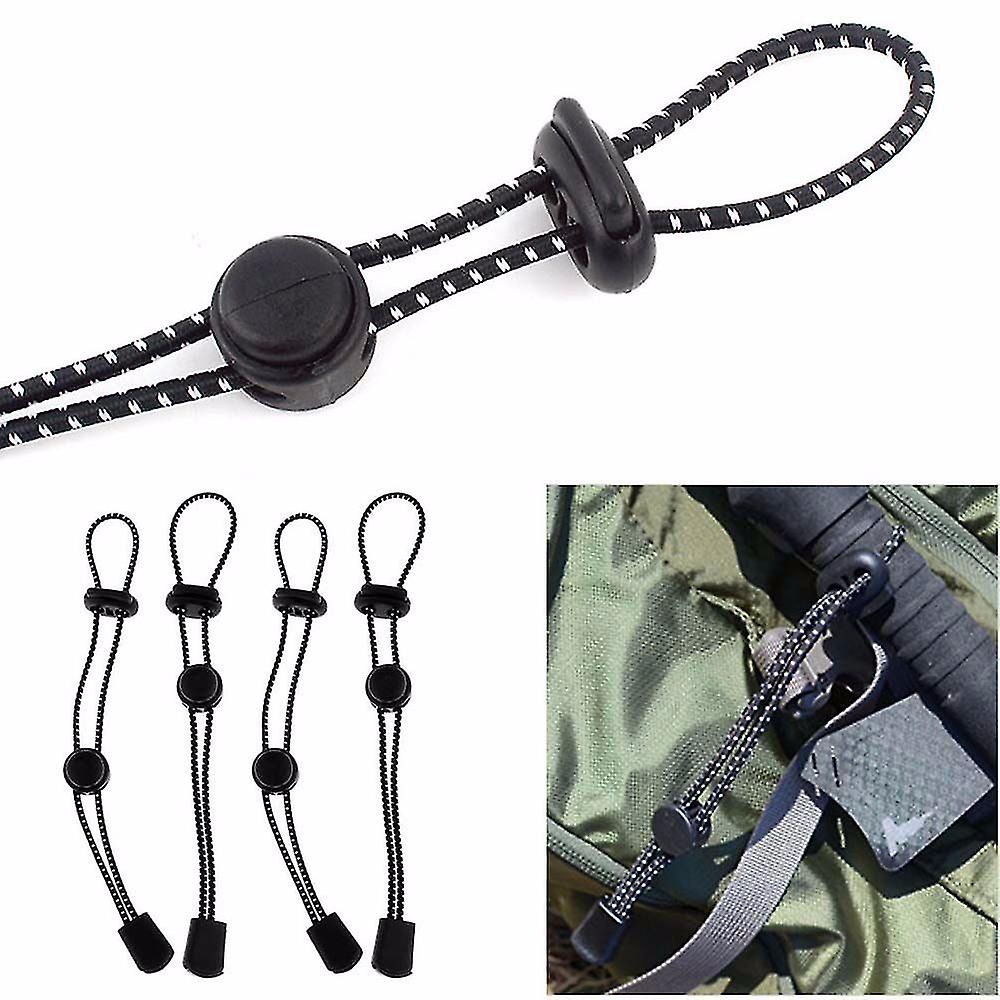 4 Pcs Backpack External Walking Tail Rope Trekking Pole Rope Buckle ...