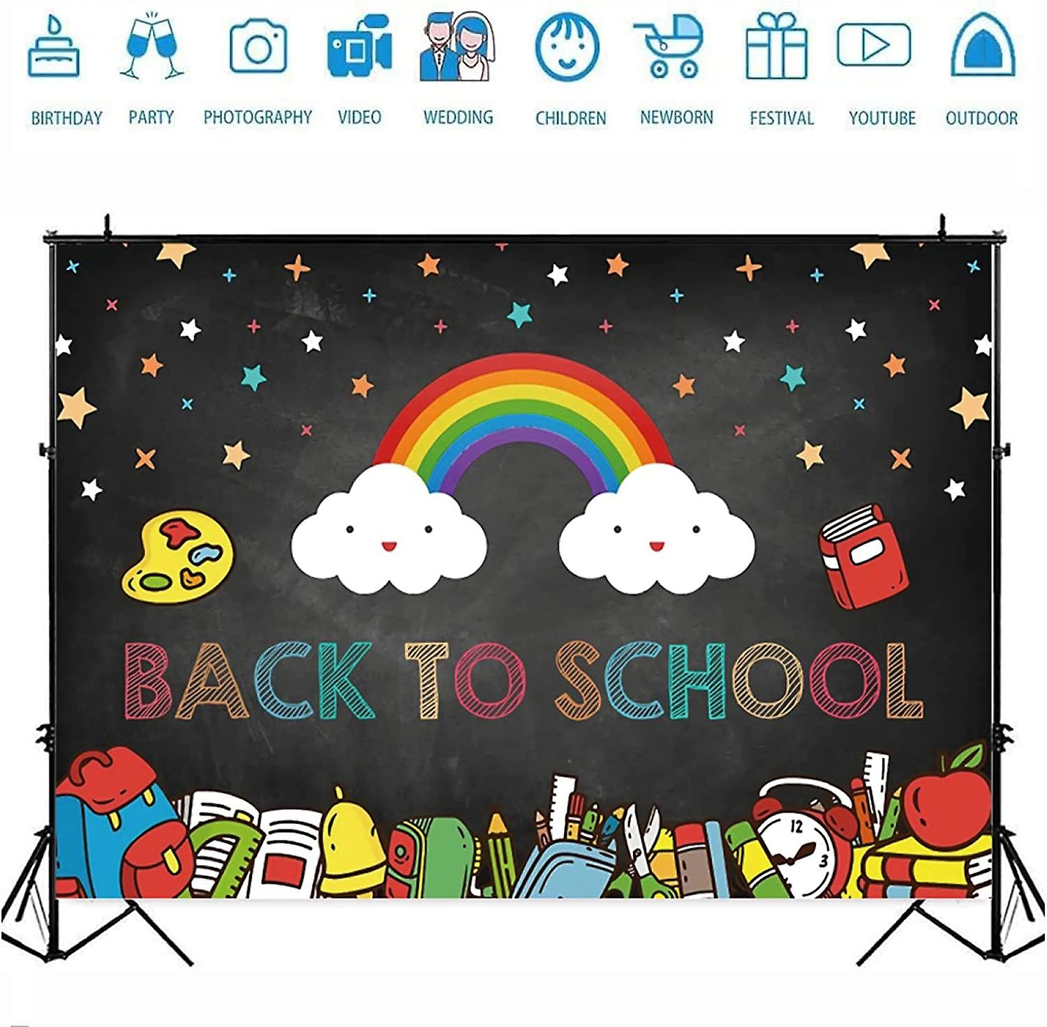 First Day Of School Homecoming Children Photo Photography Background ...