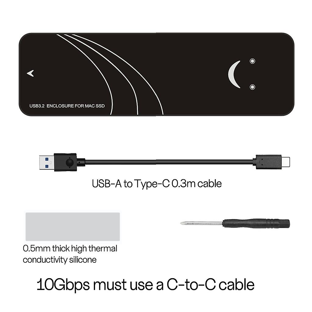 SSD Enclosure for Air / Pro 2013-2017 SSDs Portable Solid State Drive ...