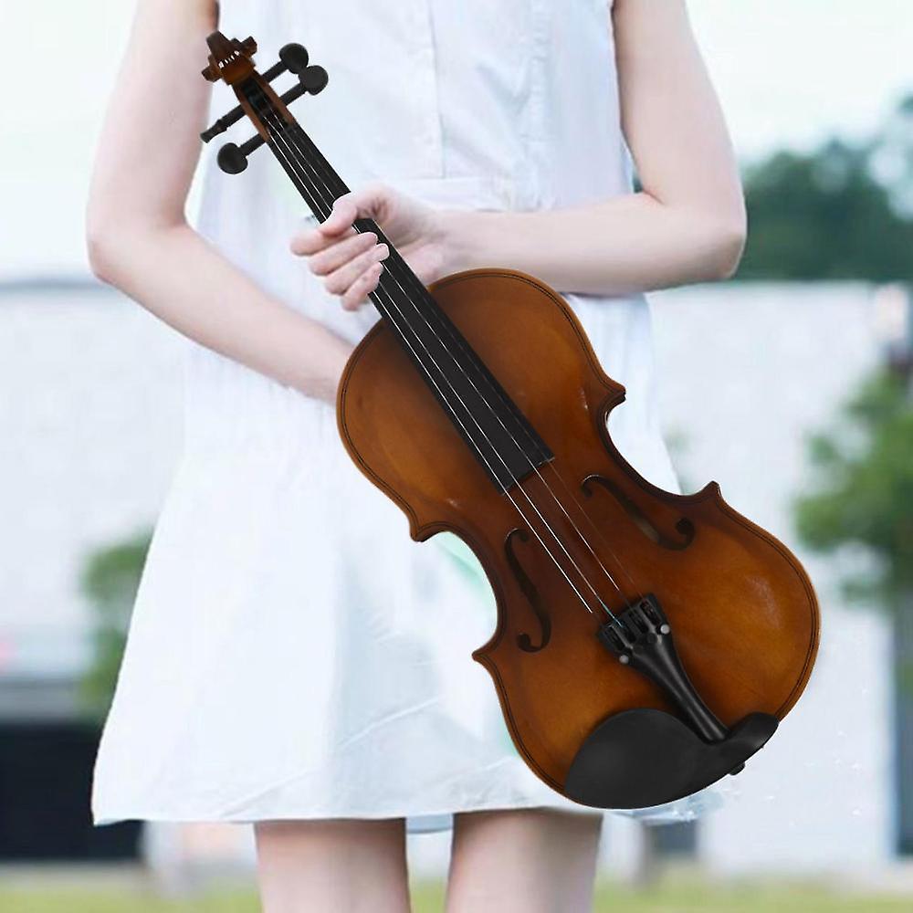 4/4 Full Size Acoustic Violin Fiddle Wood With Case Bow Rosin Violin ...
