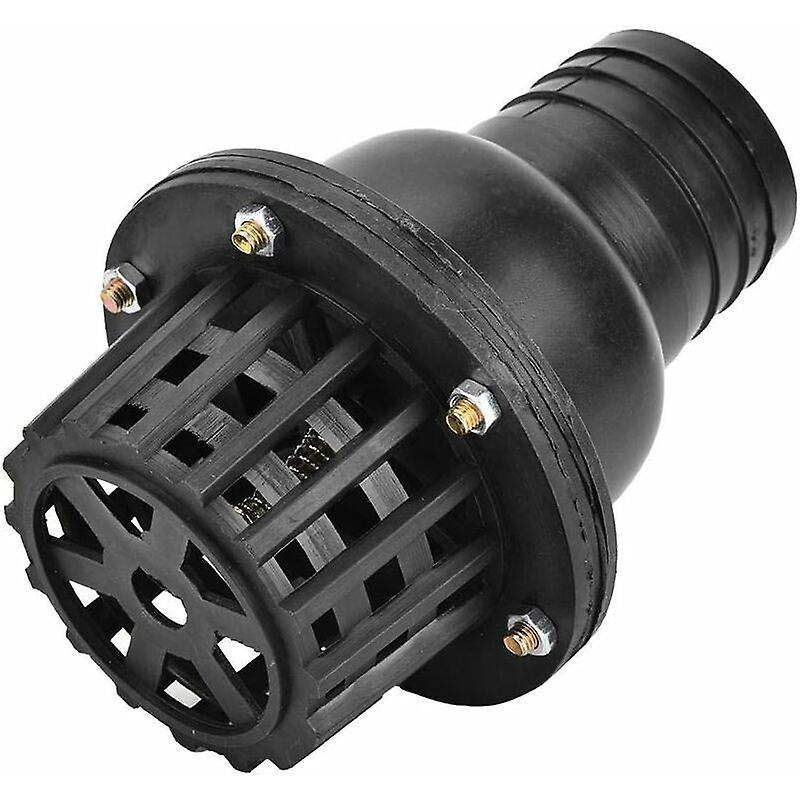 Water Valve - Water Pump Foot Valve Black PVC Low Pressure Flat Check ...