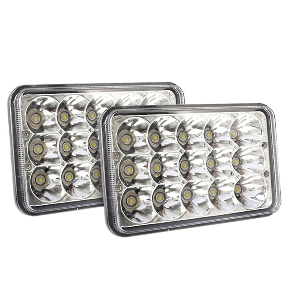 Squared 5.5 Inch Car LED Headlights High Brightness Car Driving Light ...