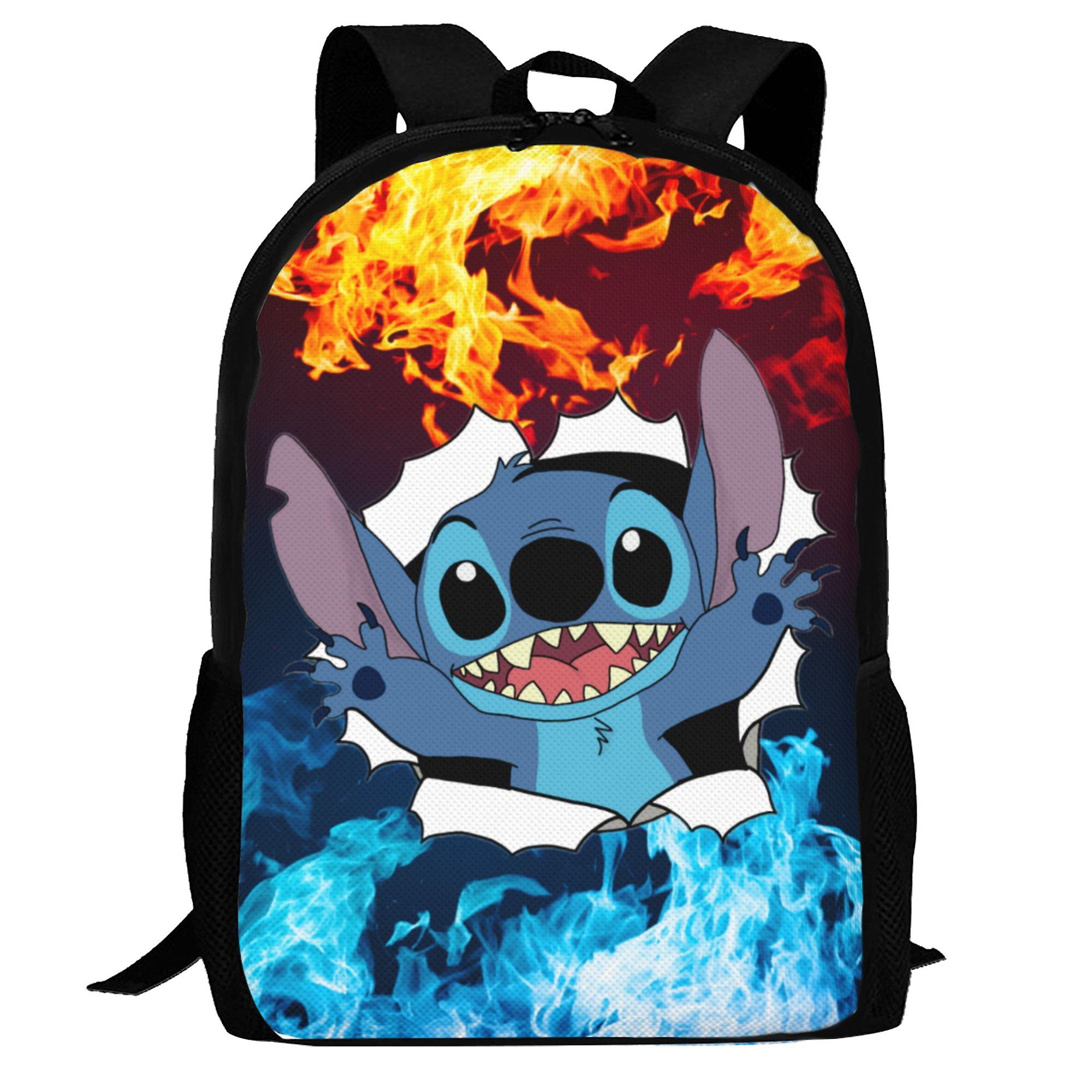 Lilo & Stitch Backpack for Kids Boys Girls Large Capacity Multifunction ...