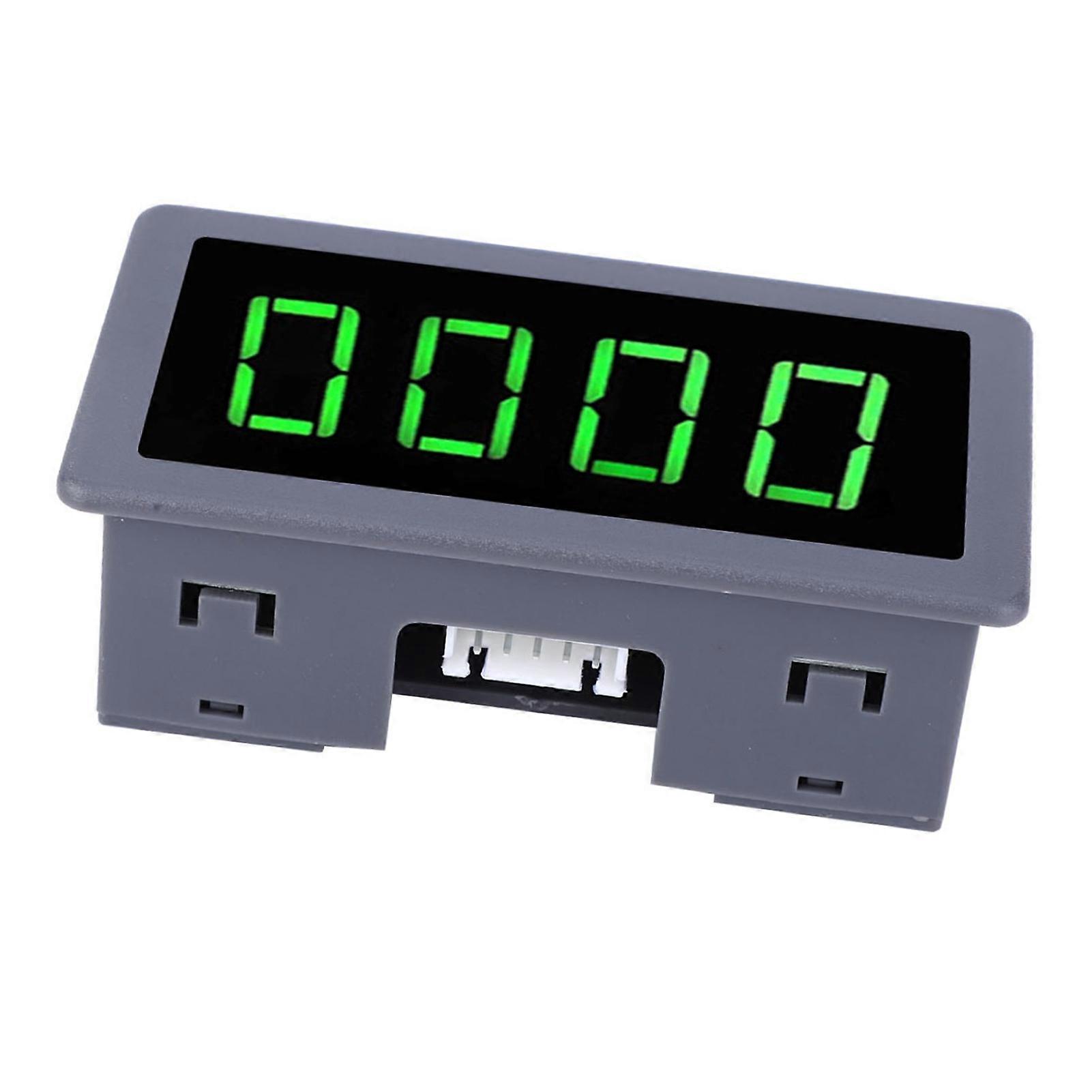 Green 4 Digit LED Motor Tachometer RPM Speed Measure Meter NPN Hall ...