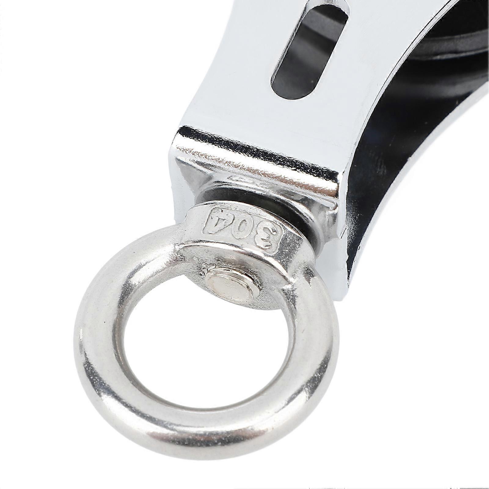 Lifting Single Pulley High Load Bearing Iron Noise Free Swivel Hook ...