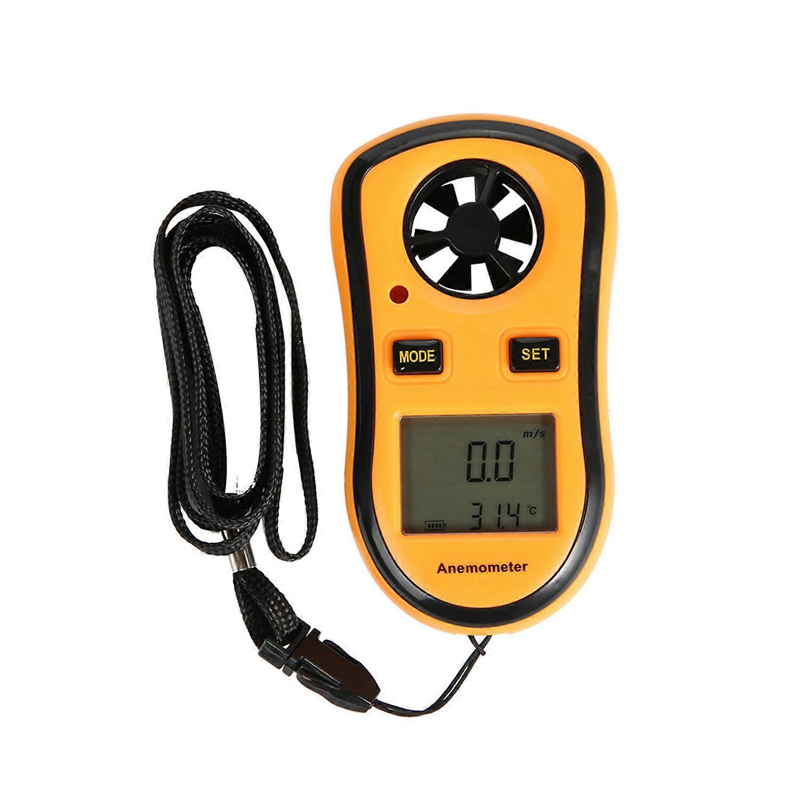 Digital Anemometer Handheld Air Speed Meter Flying Wind Speed Meter ...