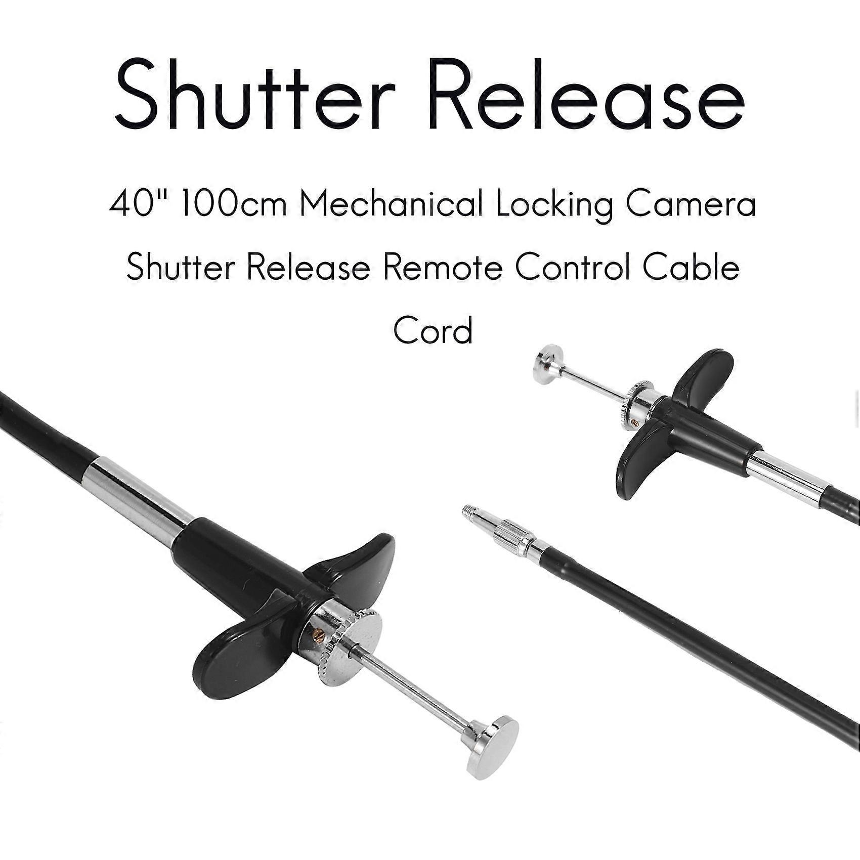 40" 100cm Mechanical Locking Camera Shutter Release Remote Control Cable Cord | Fruugo UK