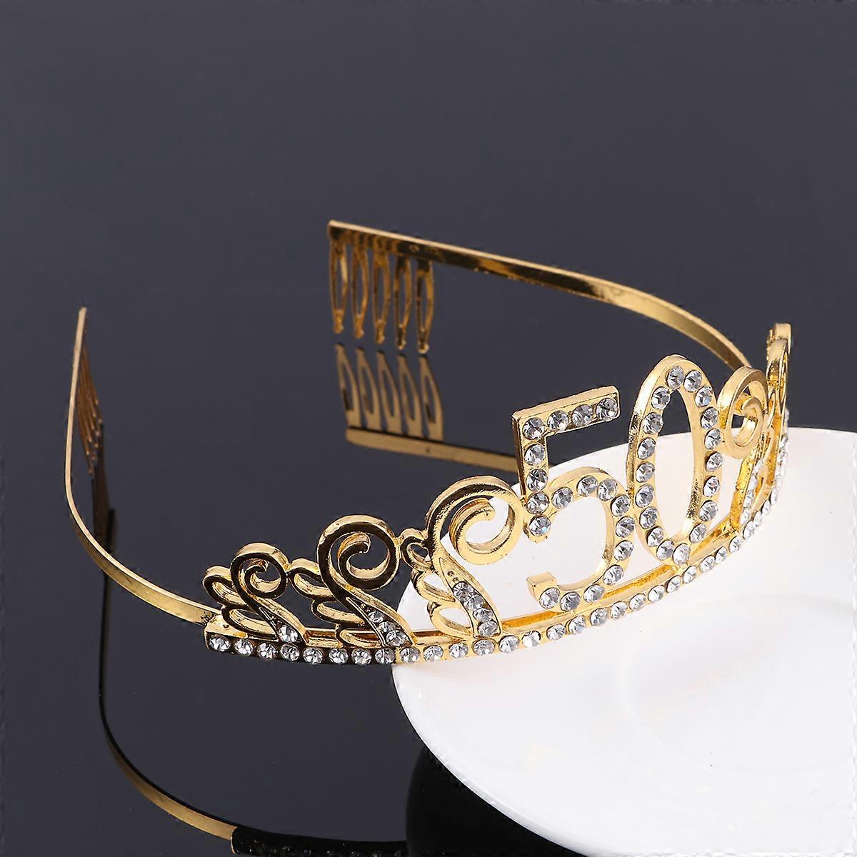 Birthday Crystal Rhinestone Tiara Queen Crowns Dance party Headband ...
