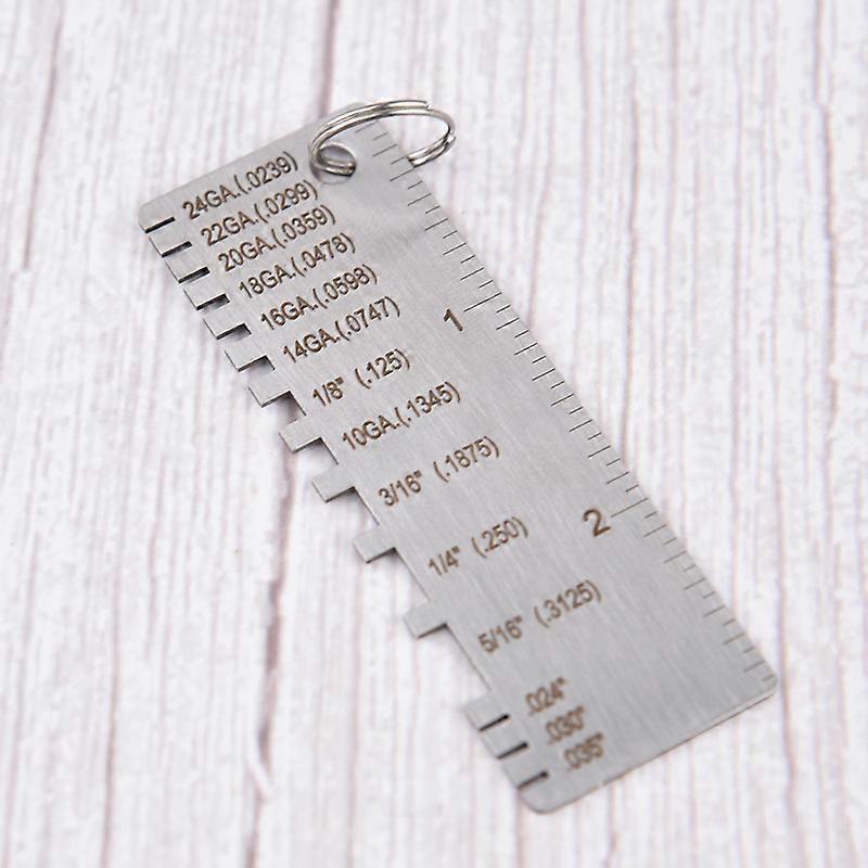 Stainless Steel Thickness Gauge/Weld Sheet Metal Thickness Gauge Plated ...