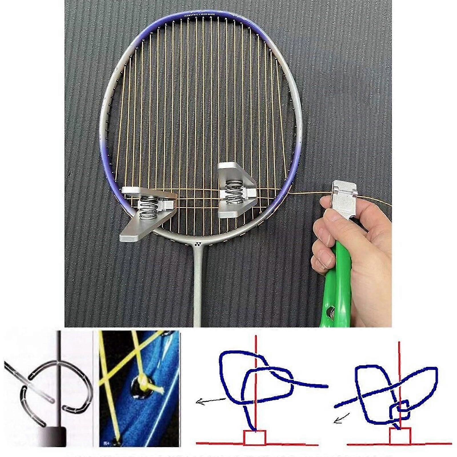 2024 Starting Stringing Clamp Tool Kit Gripper For Badminton Tennis ...