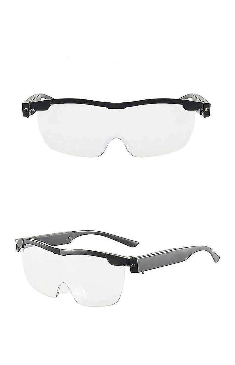 160% Glasses With LED Light Power Zoom Max Glasses Men Reading ...