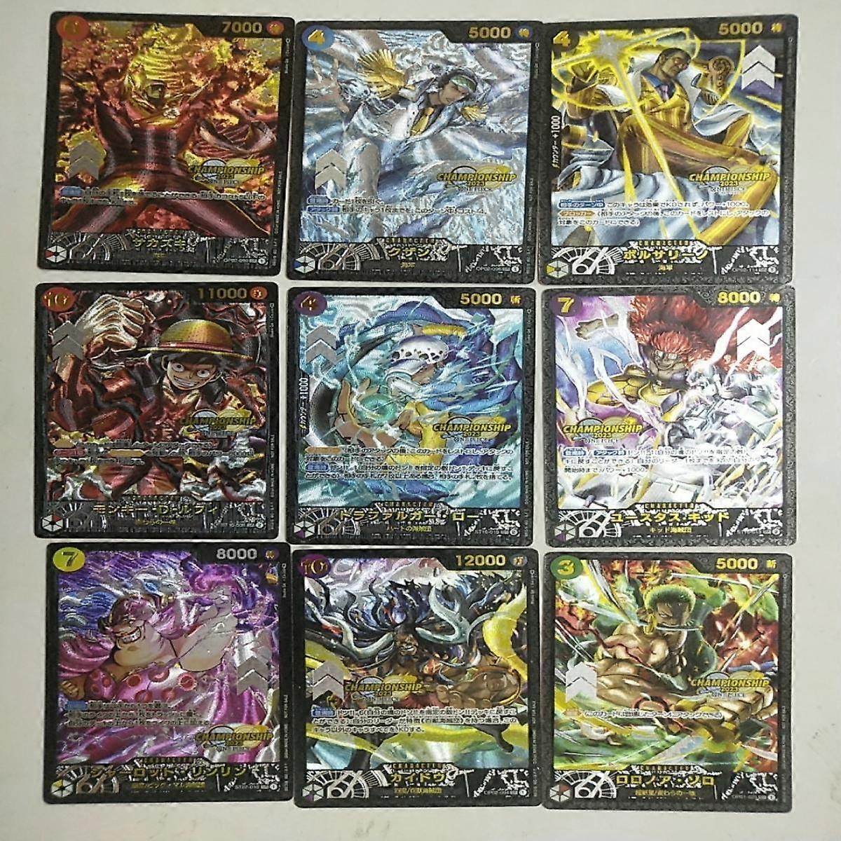 Imitation OPCG Diy One Piece flash card 1-2 bombs Sakazuki Monkey D ...