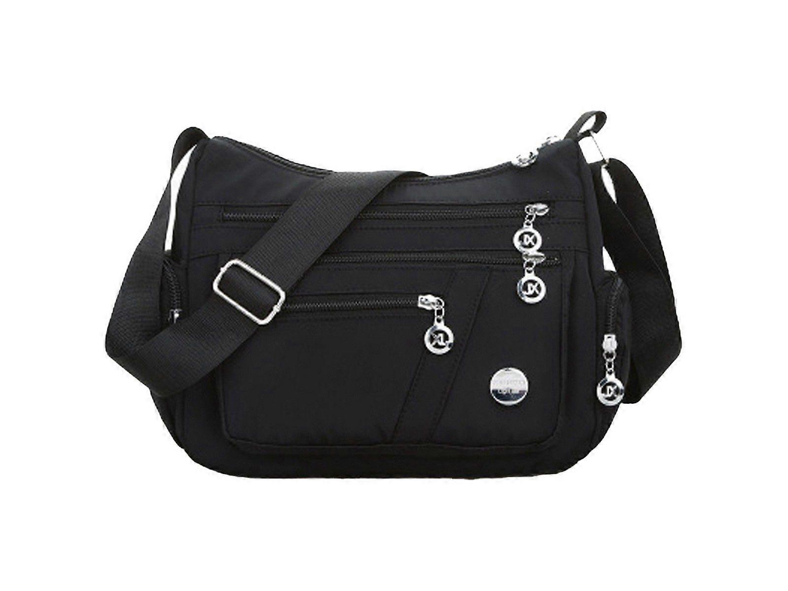 Black Multifunctional Casual Crossbody Shoulder Bag Handbags for Women ...