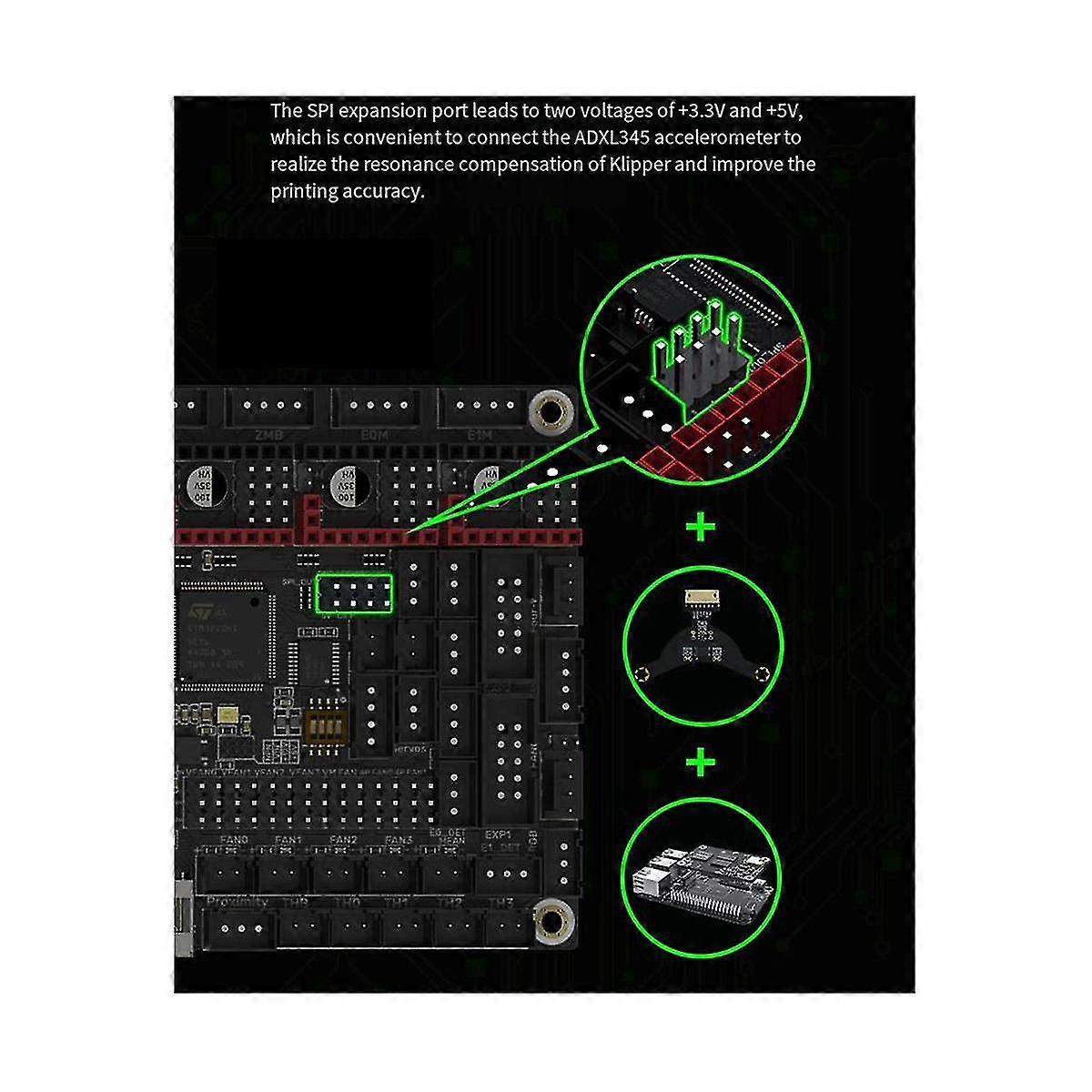SKRat V1.0 32-Bit-3D-Drucker-Motherboard RatOS 2.0-Unterstützung CAN ...