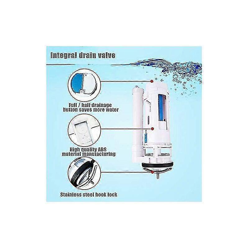 Replacement Mechanism For Toilet Flush With Double Push Button Bathroom ...
