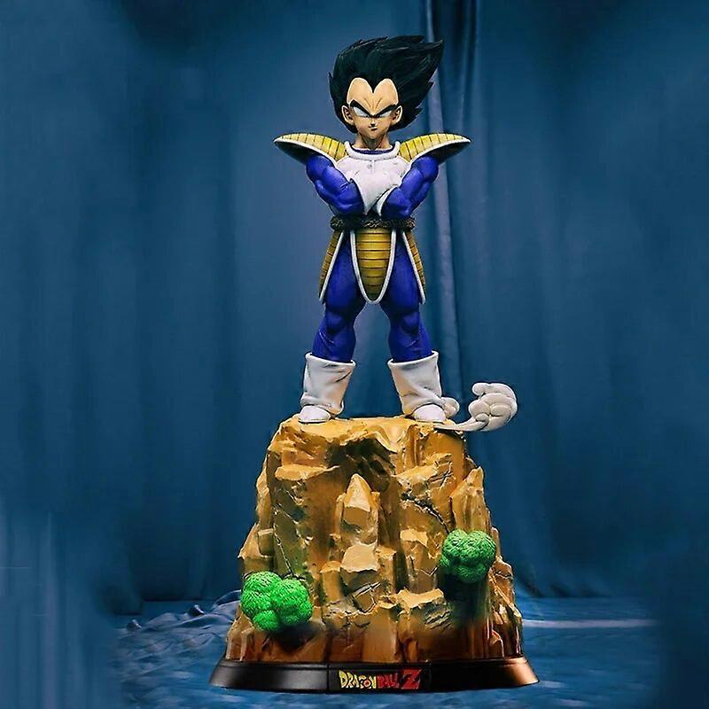 39cm Goku Dragon Ball Figure GK Tearing Clothes Son Goku Prince Vegeta ...