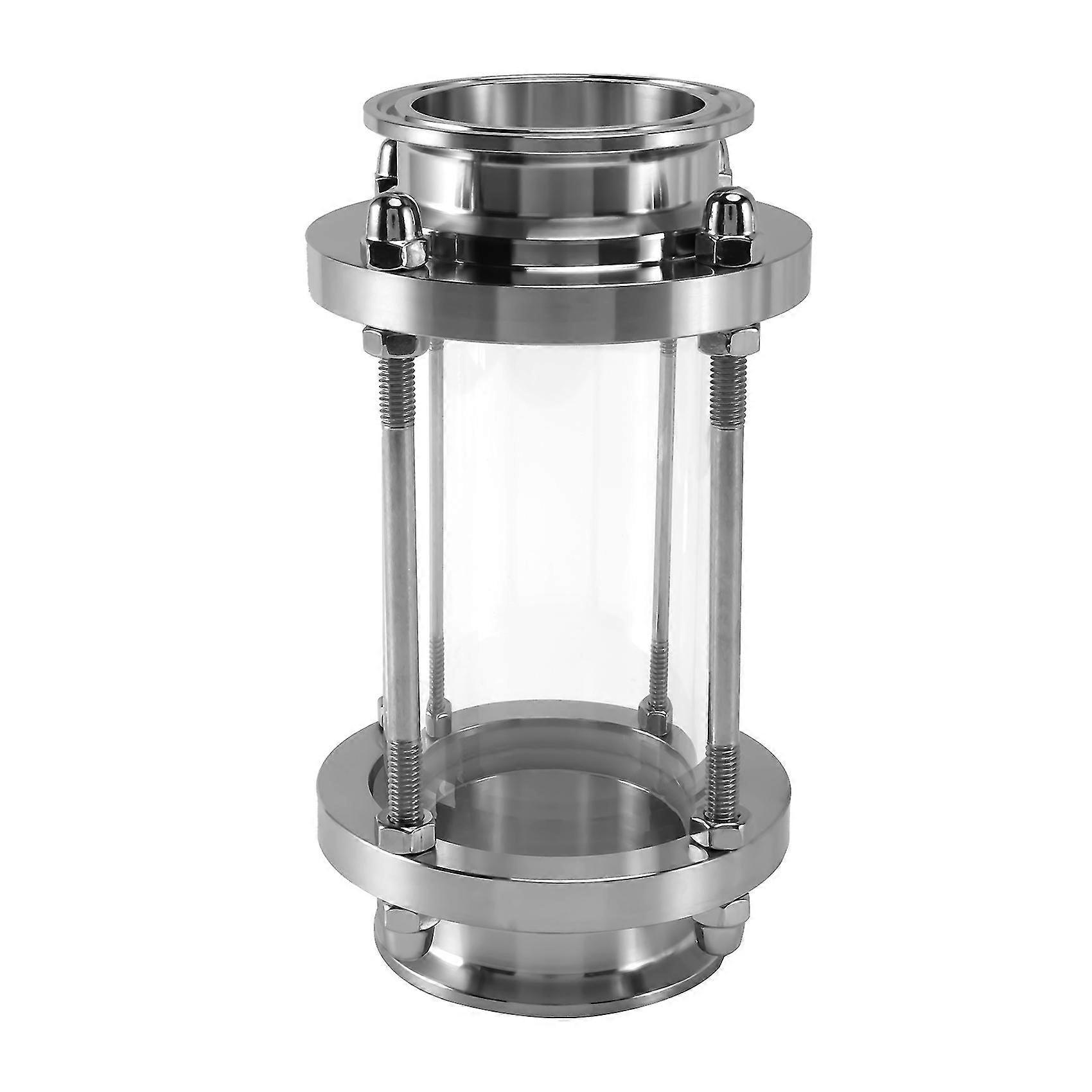 In-Line Sight Glass with Clamp End,Flow Sanitary Straight Sight Glass SUS316 2 Inch Tri Clamp ...