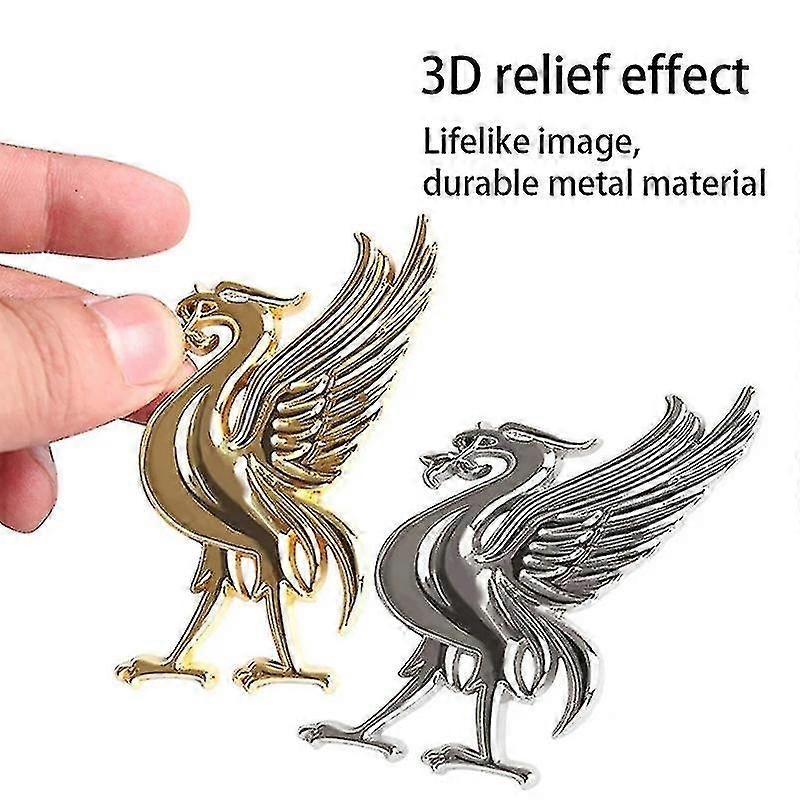 2023-creative Bird Car Sticker Emblem Liverpool Fc League Football Club ...