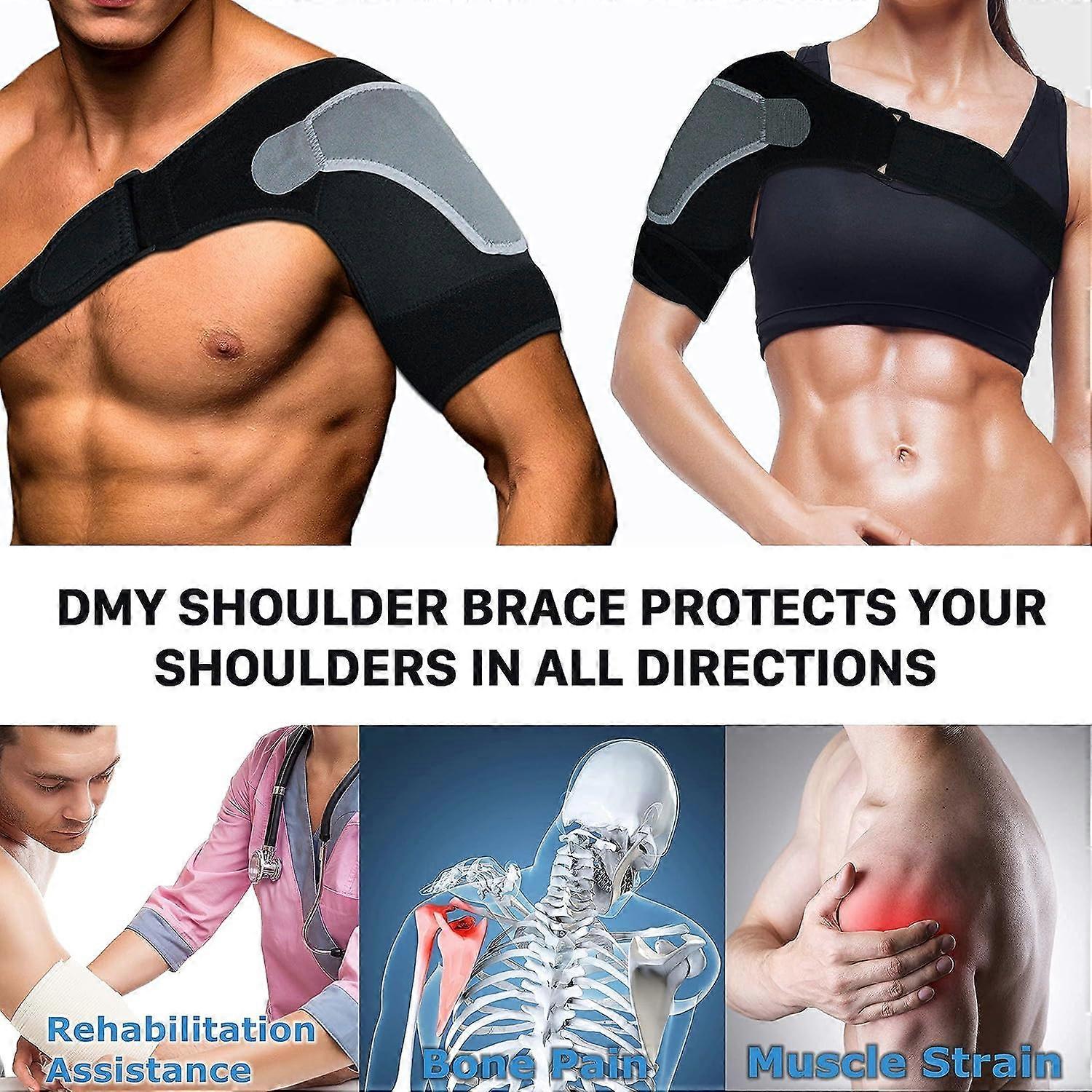 Frozen Shoulder Wraps Brace Arthritis Back Support Brace for Pain ...