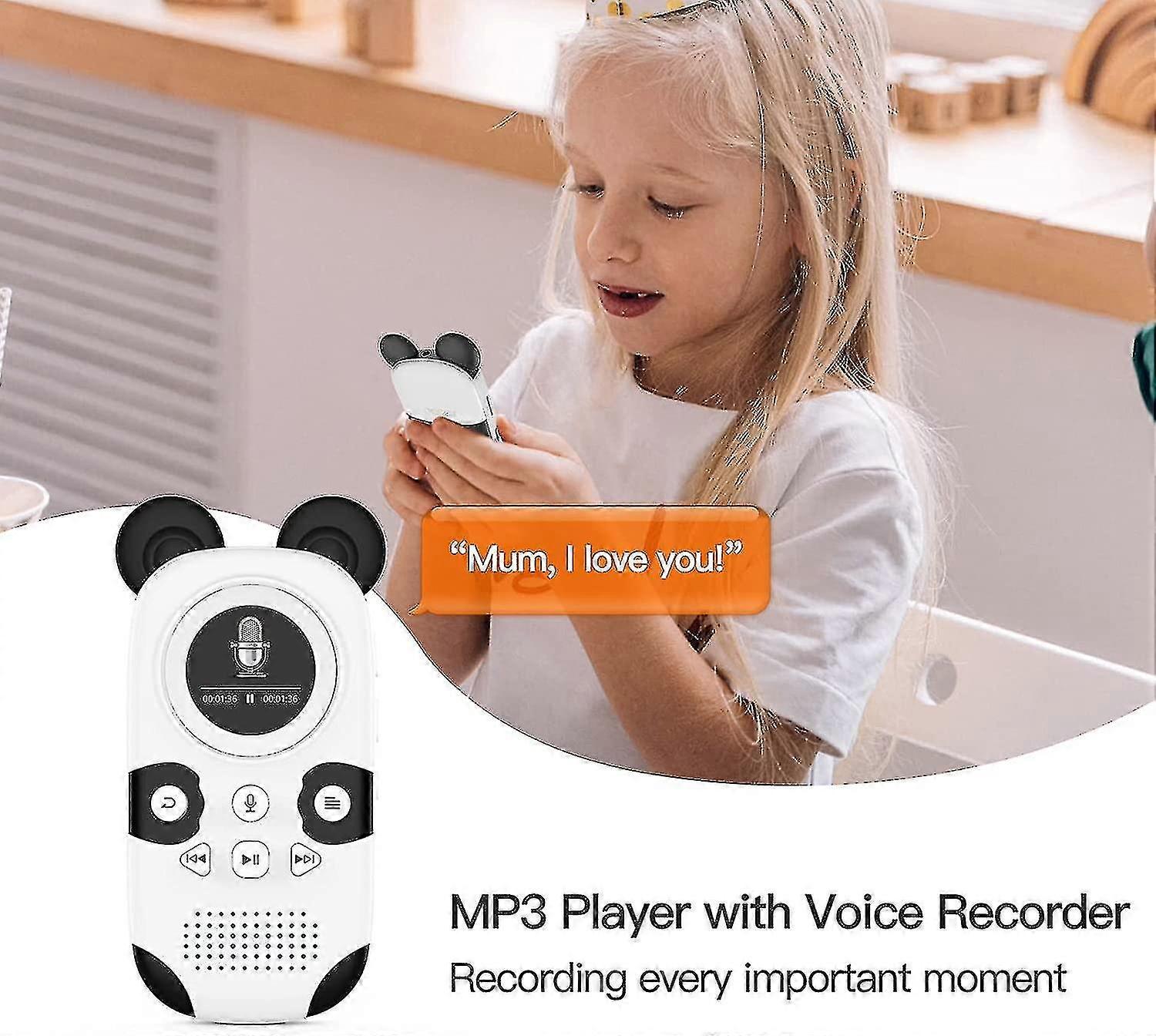 16gb Mp3 Player For Kids, Cartoon Zoo Panda Portable Music Player Mp3 ...