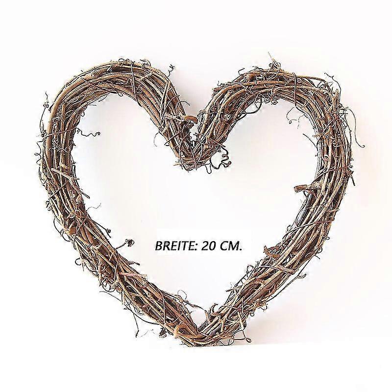 Rattan Heart Garland Antique Rattan Heart Shape Rattan Garland Door ...