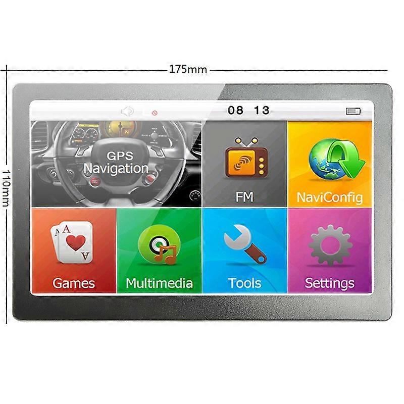 KMDRIVE 7 Inch Car Truck GPS Navigation 256M RAM 8gb Support Russia/EU ...