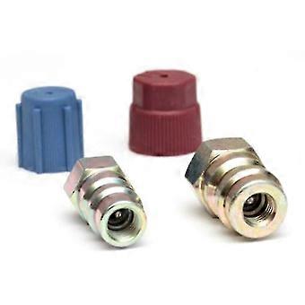 Set Of 2 A/c R-12 To R-134a Low/high Side Retrofit Conversion Adapter ...
