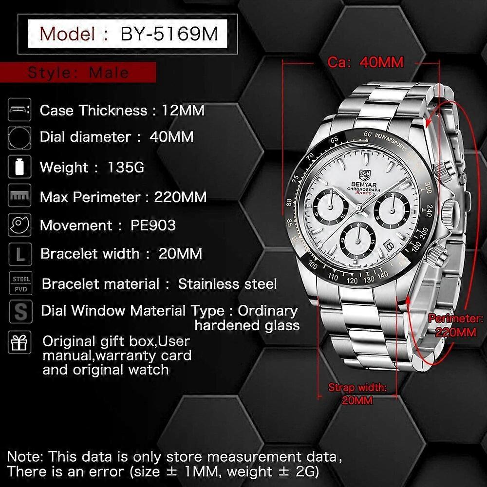 Relojes Hombre 2021 New Watches Men Luxury Brand Chronograph Male Sport ...