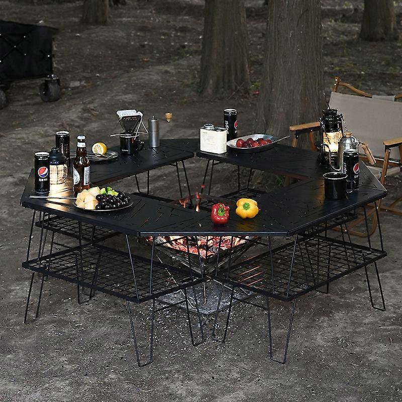 Camping Picnic Mesh Folding Tables Outdoor PorFolding Tables Folding ...