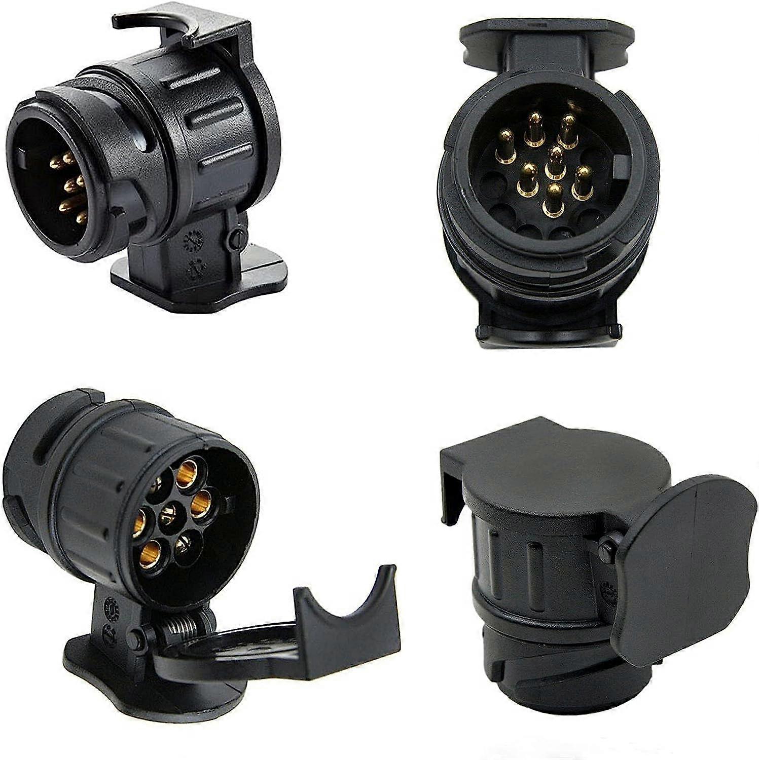 High Security Trailer Lock - With 13 to 7 Adapter and Protective Bag ...