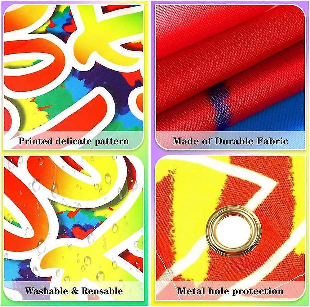 60's Carnival Groovy Decoration Banner 60's Hippie Groovy Theme Happy ...