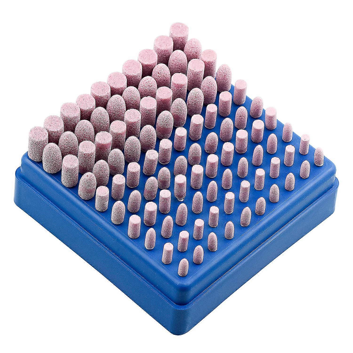 100 Pcs Abrasive Polishing Mounted Stone Rotary Tool Grinding Wheel for ...