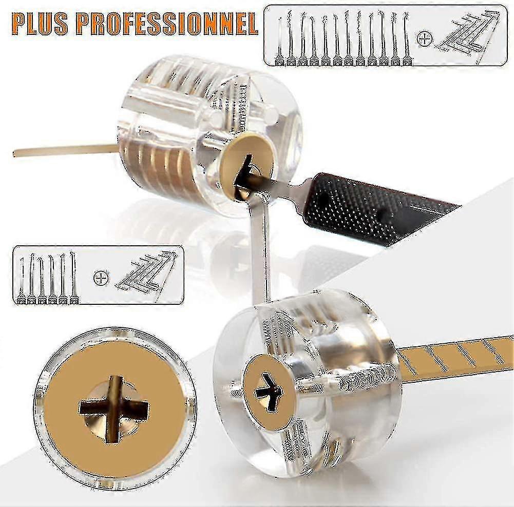 Lock Picking Kit, 25-piece Lock Picking Kit, Practice Tools With 3 ...