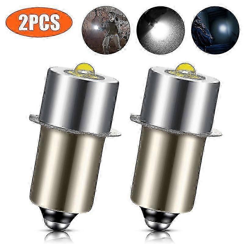 2PCS P13.5S DC6V-24V LED Upgrade Bulbs White Maglite Cell Flashlight 6500K 3W FG05 | Fruugo UK