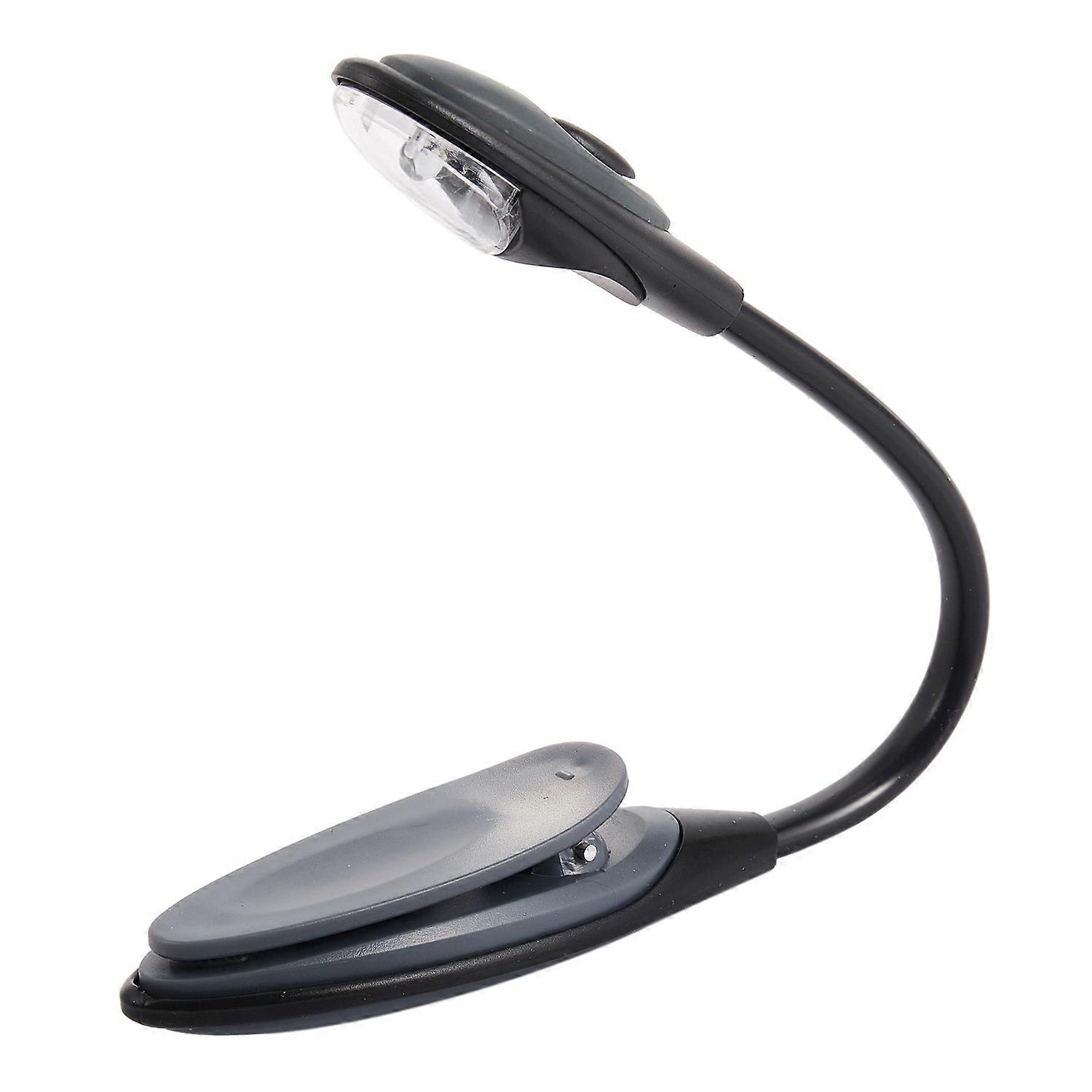 Mini Flexible Clip-on Bright Booklight LED Travel Book Reading Lamp ...