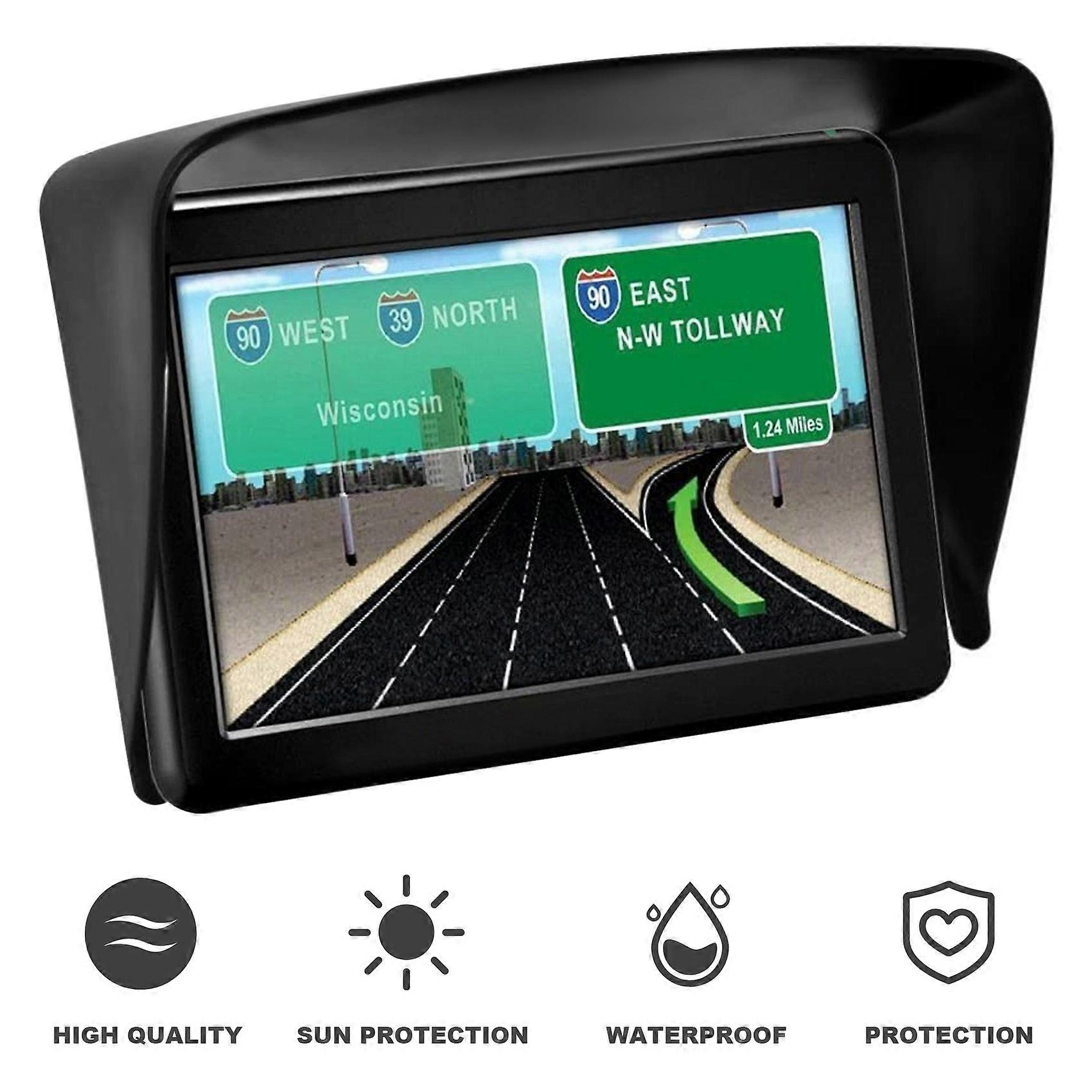 Sun Shade Shield Glare Visor For 7 inch Car Vehicle GPS Navigator ...