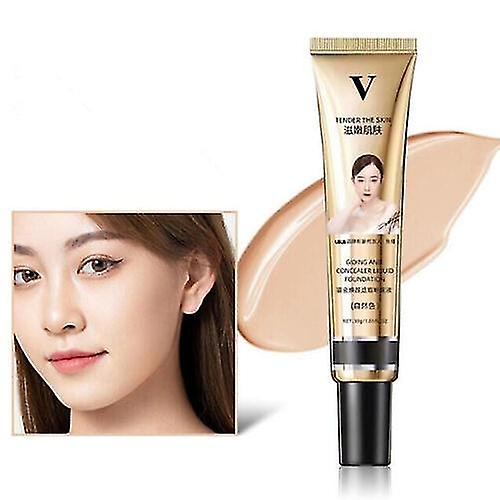 Fv Full Coverage Liquid Foundation Matte Concealer Smooth Makeup Base ...