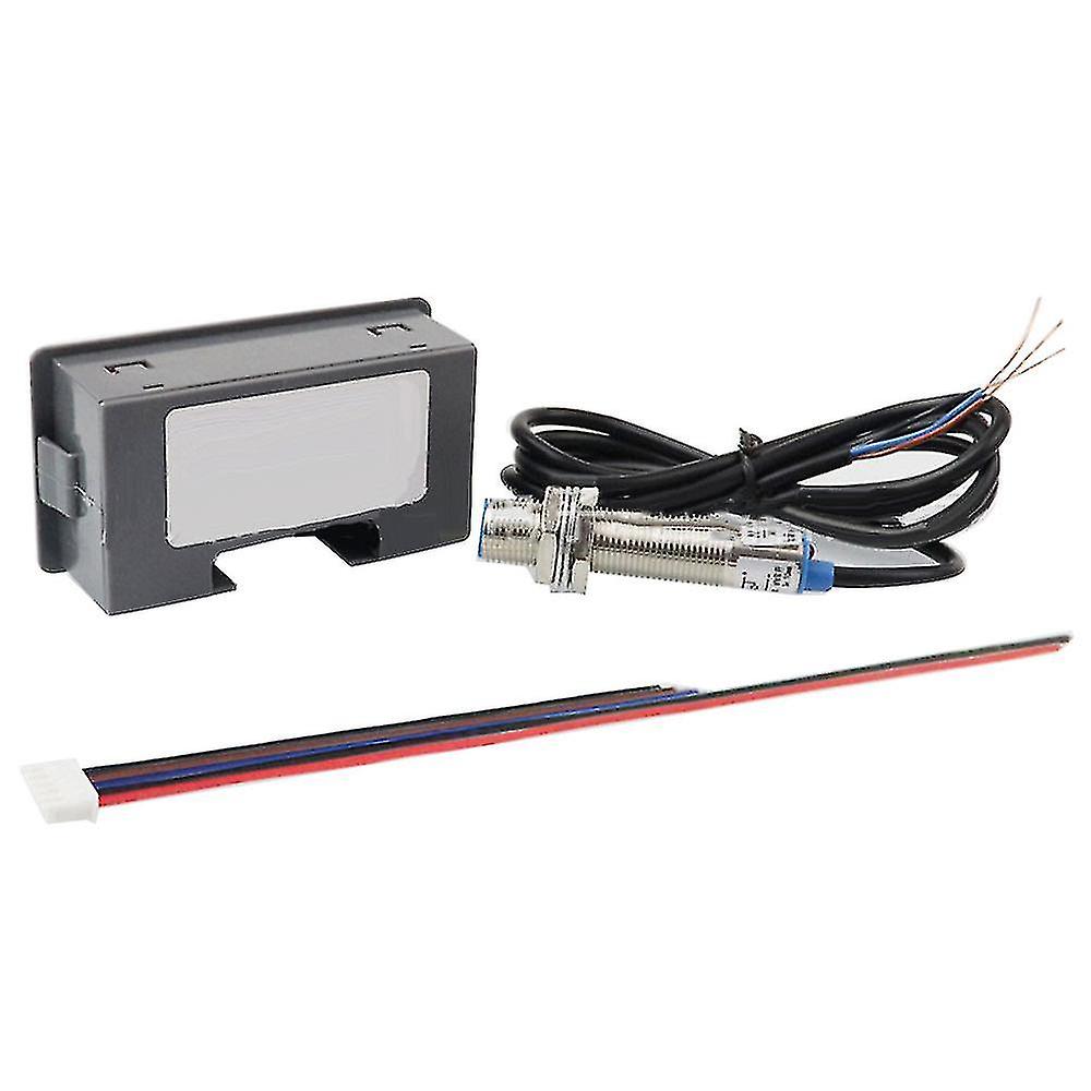 Digital Led Tachometer Rpm Speed Meter+hall Proximity Switch Sensor Npn ...