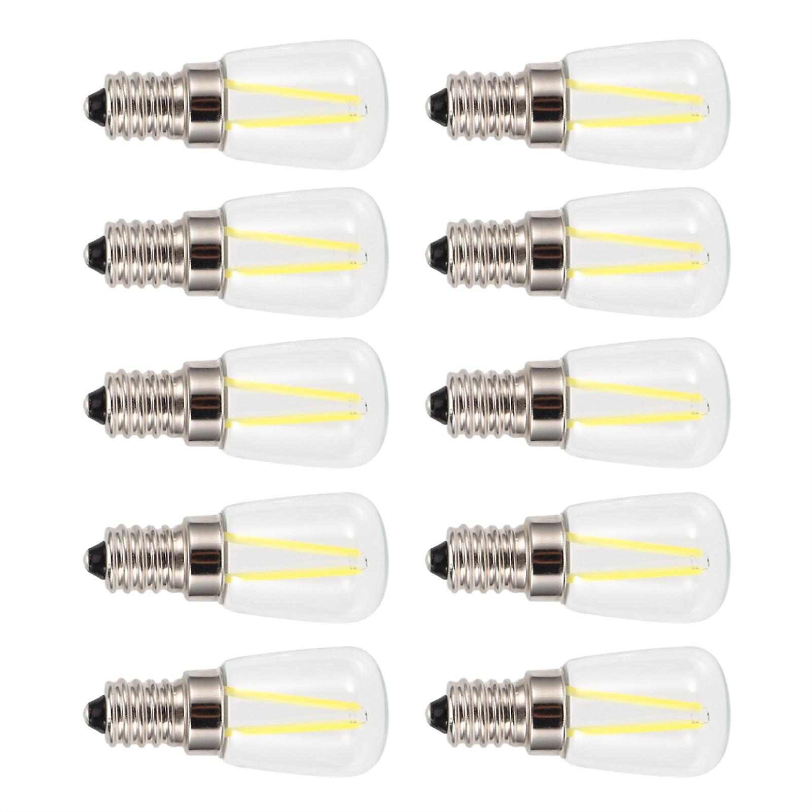 10 Pack E14 LED Bulbs 1.5W Small Screw Light Bulbs Warm White Energy ...