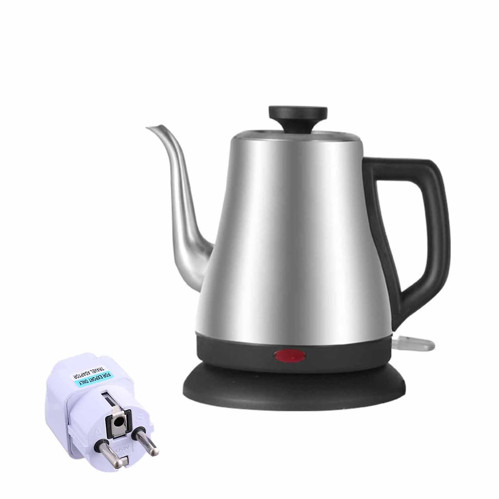 Long Spout Electric Kettle with Germany Plug Adapter Pour-Over Coffee ...