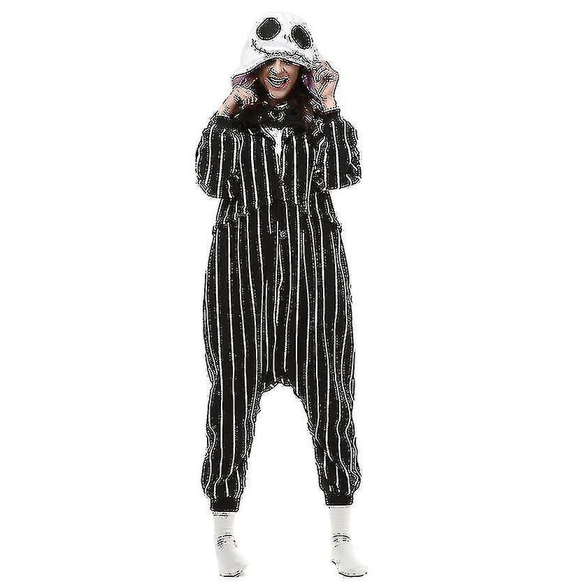 Jack Skellington Costume Full Body Pajamas Halloween Christmas One ...