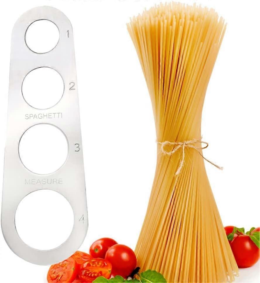 4-Holes Stainless Steel Spaghetti Measurer, Spaghetti Measuring Ruler ...