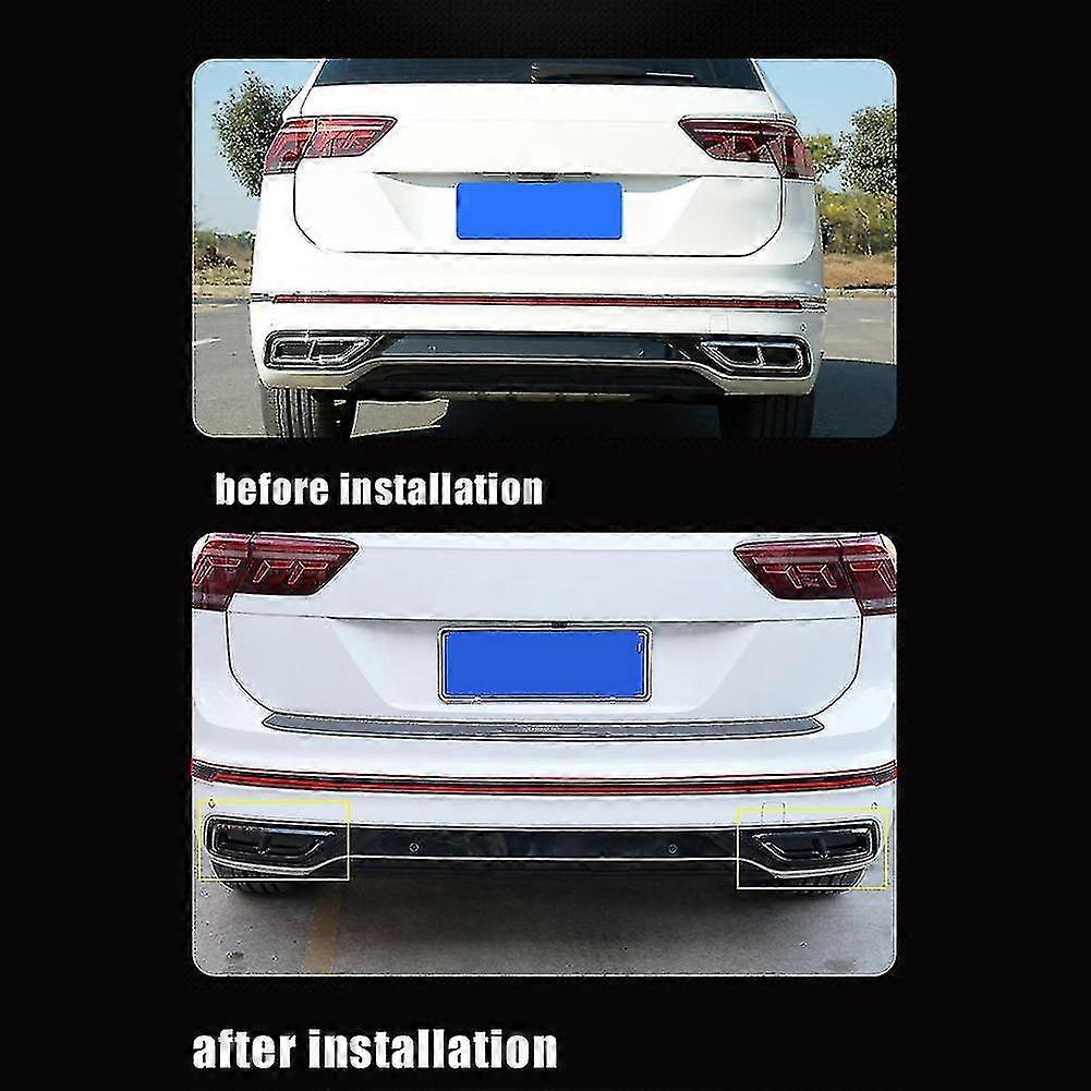 Car Rear Bumper Exhaust Muffler Tail Pipe Sticker For L 2022 | Fruugo UK