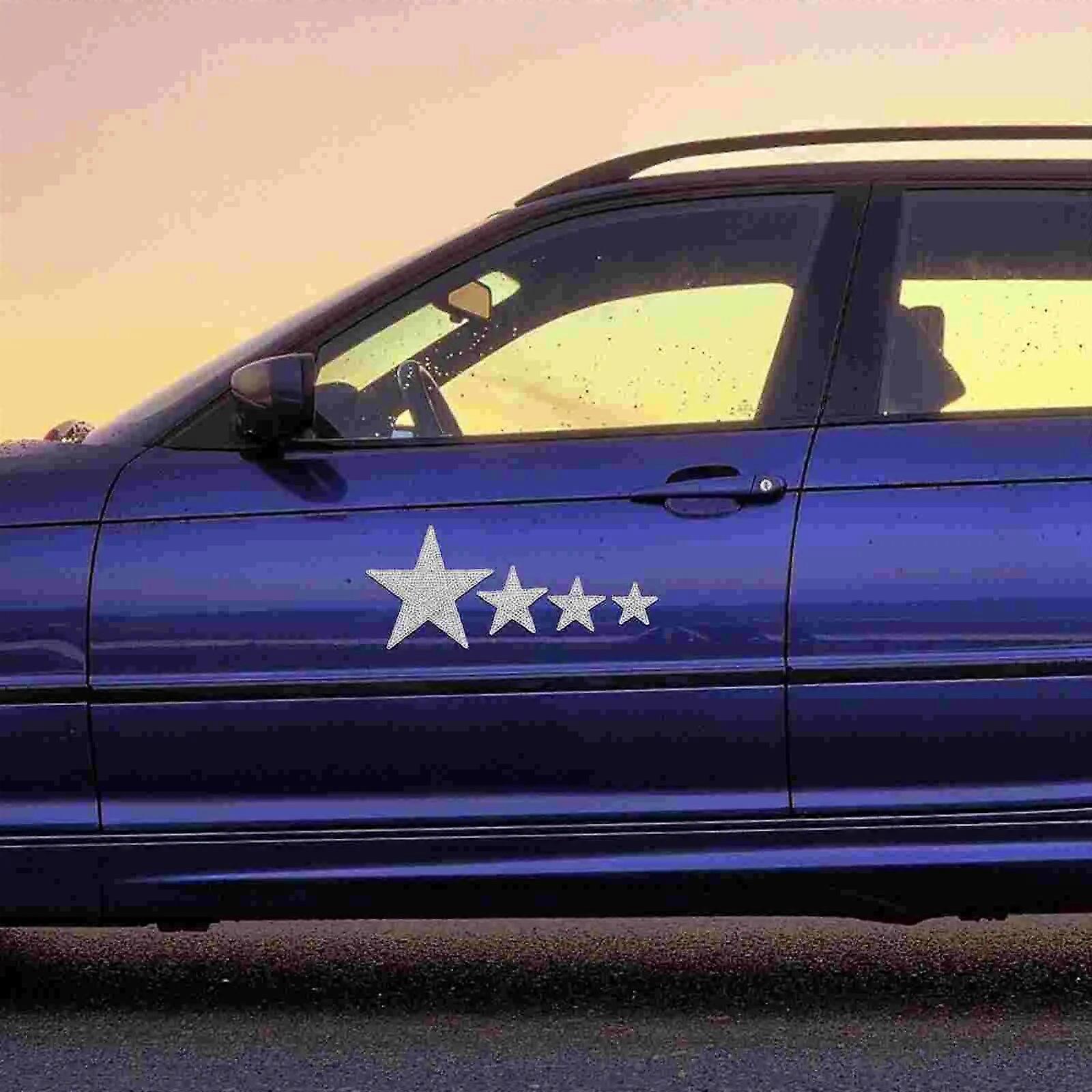 Window Trim Full Diamond Body Sticker Bling Star Decal DIY Car Crystal ...