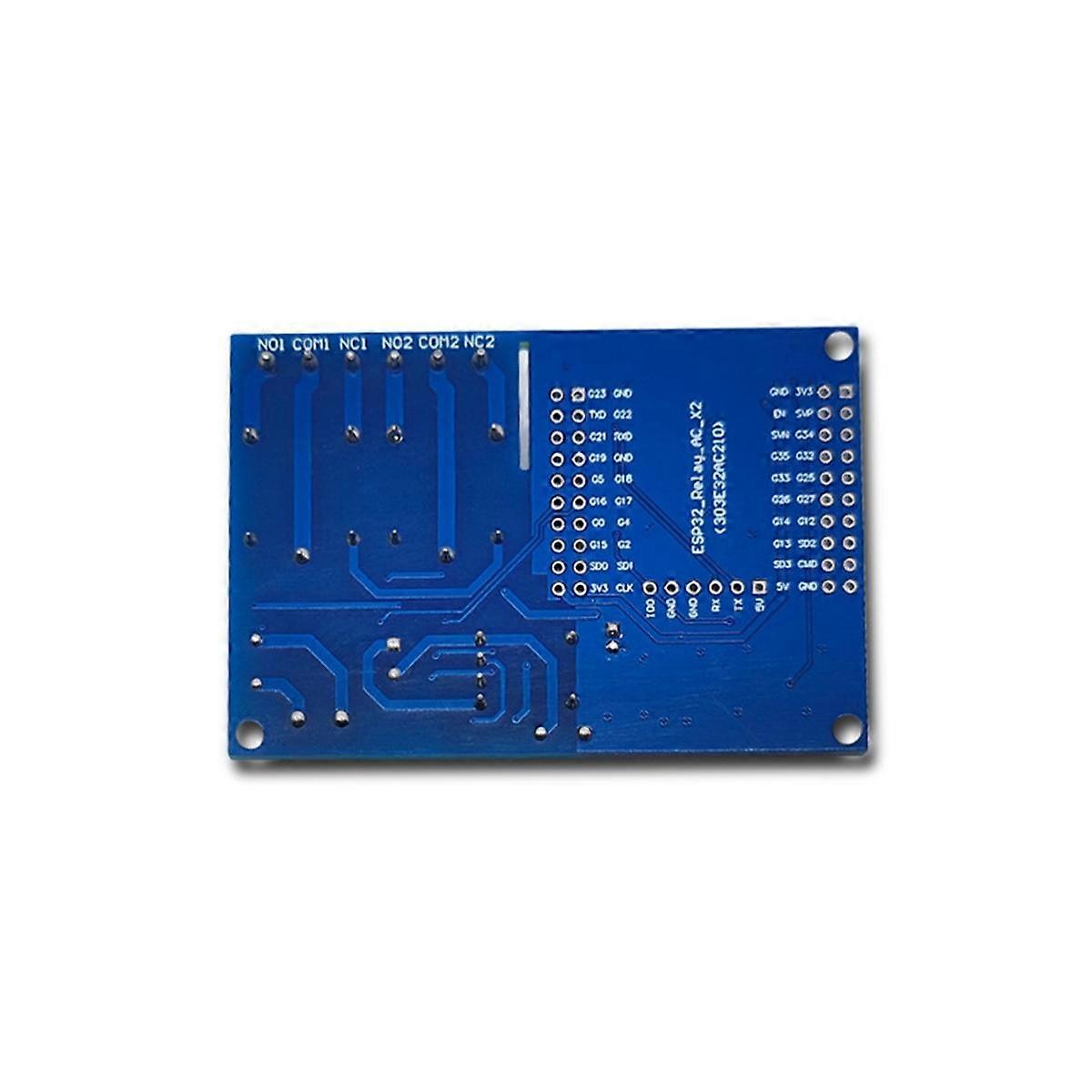 ESP32 Relay Module Dual Channel WiFi Bluetooth Relay Module ESP32-WROOM Secondary Development ...